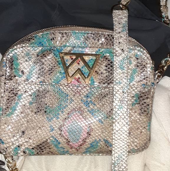 Kelly Wynne | Bags | Kelly Wynne Mingle Mingle Mini In Multi Python ...